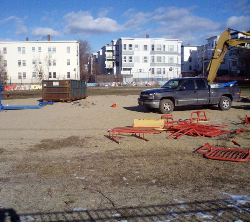 Cronin Park Demolition (and Renovation) has begun! - Groundwork Lawrence